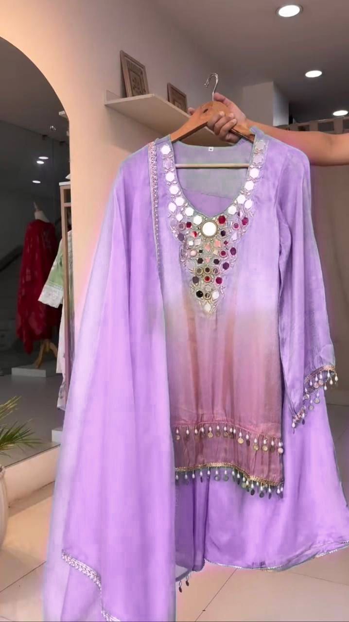 3-piece Plazzo Set with Dupatta – My Store